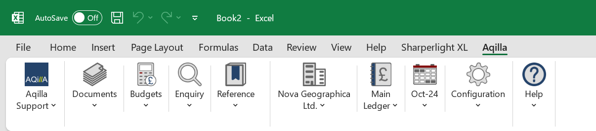 Aqilla MS Excel Add-in