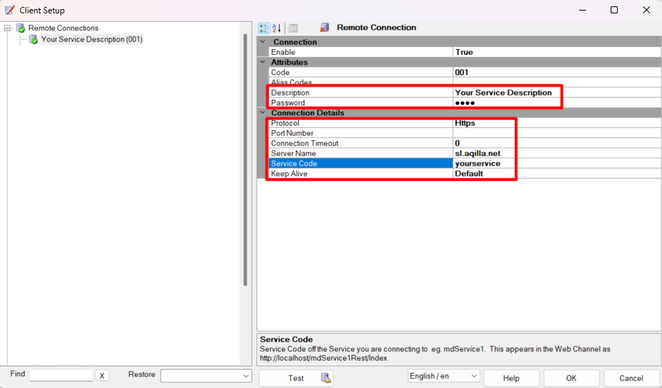 Sharperlight Client Setup